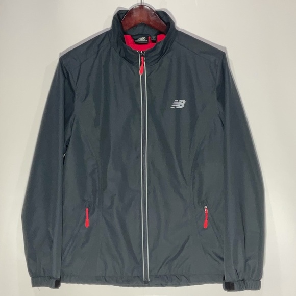 New Balance | Jackets & Coats | New Balance Jacket Zipup Grey Pockets ...
